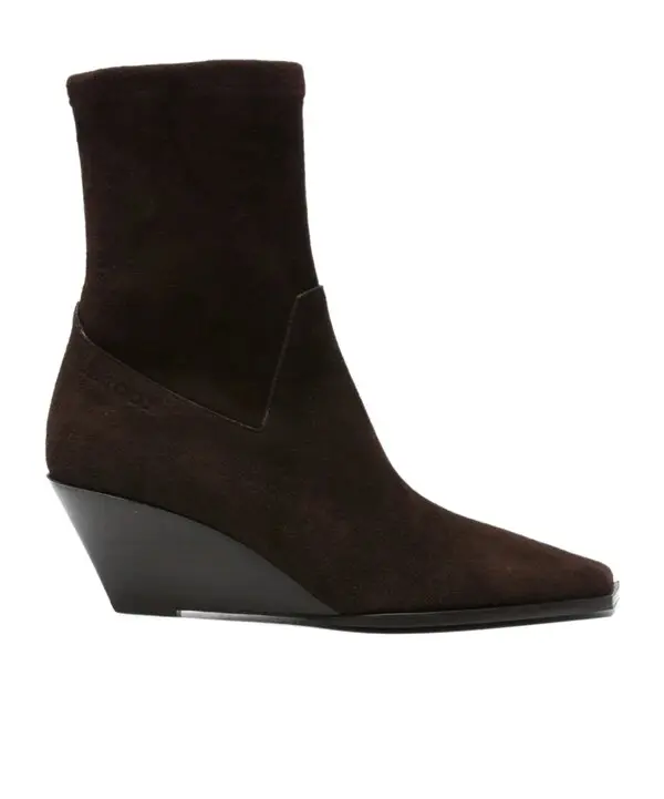 JIMMY CHOO Hadley Suede Wedge Boots