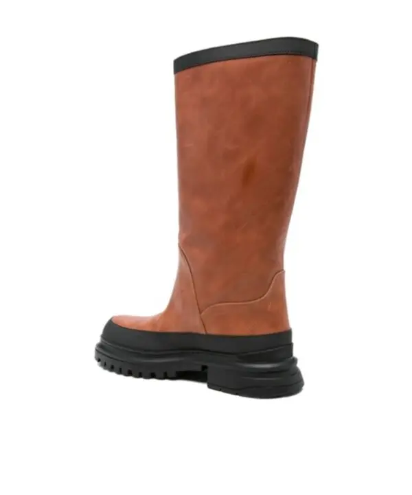 Missoni Leather Platform Boots