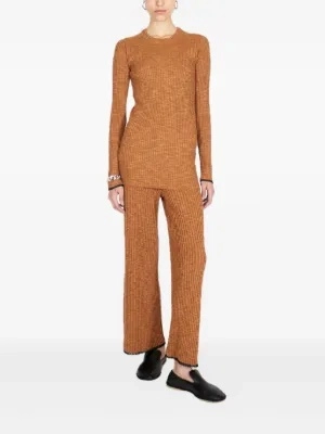 Proenza Schouler Ribbed Open-back Top