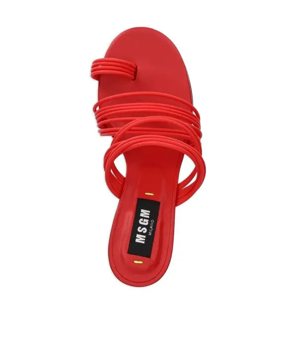 MSGM Multiple-strap Heeled Sandals