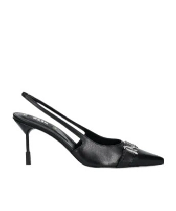 MSGM Slingback Leather Pumps