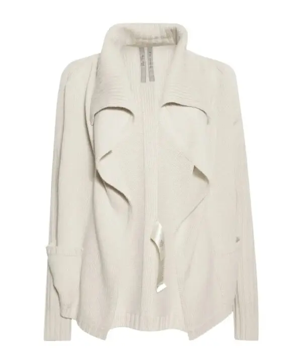 Rick Owens Long-sleeved Knitted Cardigan