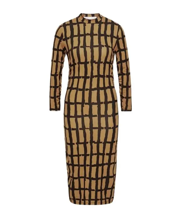 Proenza Schouler Grid-print Midi Dress