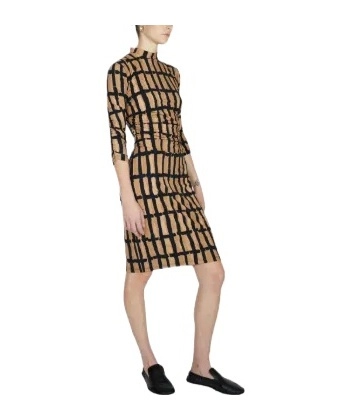 Proenza Schouler Grid-print Midi Dress