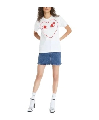 Play Comme Des Garcon Heart-print T-shirt