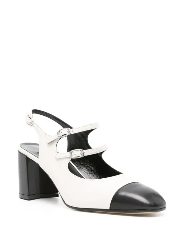 CAREL Peche 60mm Leather Pumps