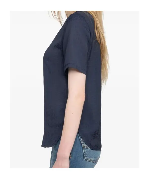 Zadig&Voltaire Lace-up V-neck T-shirt