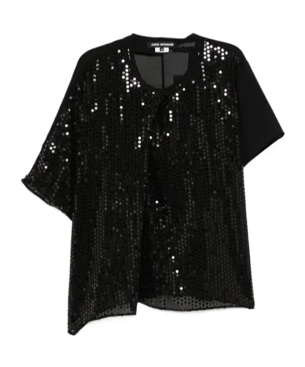 Junya Watanabe X Comme Des Garçons Sequin Short-sleeved Top