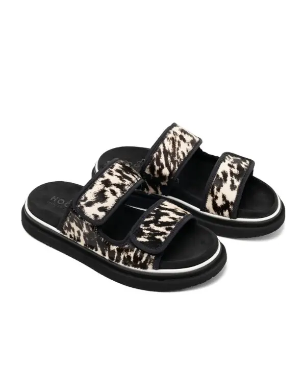 Hogan Double-strap Flat Sandals