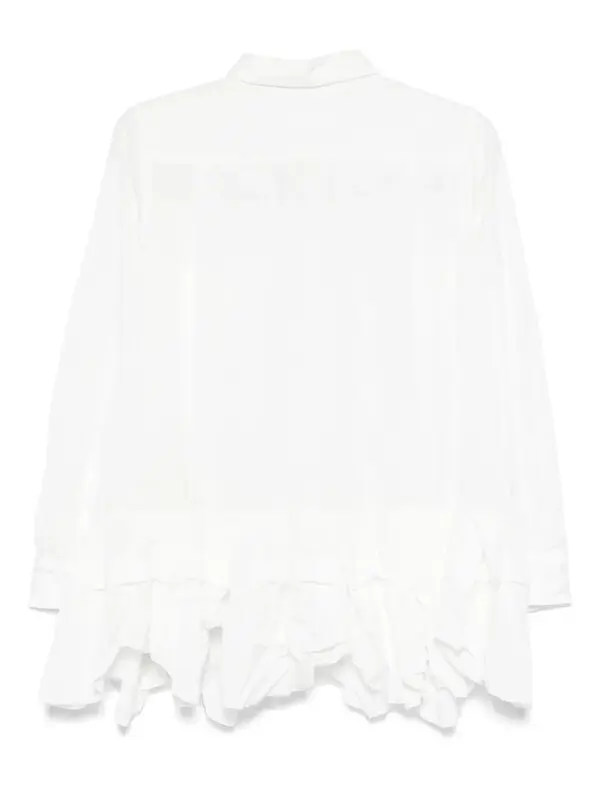Comme Des Garçons Ruffled-hem Shirt