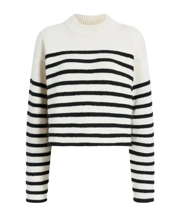 Proenza Schouler Striped Cropped Sweater