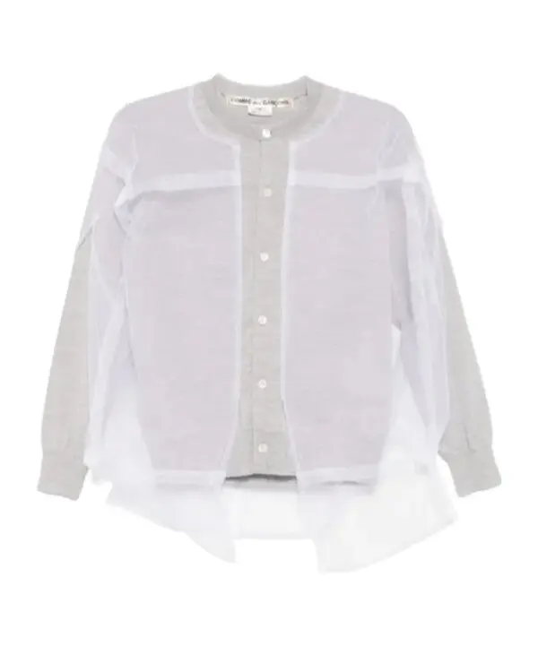 Comme Des Garçons Layered Wool Cardigan