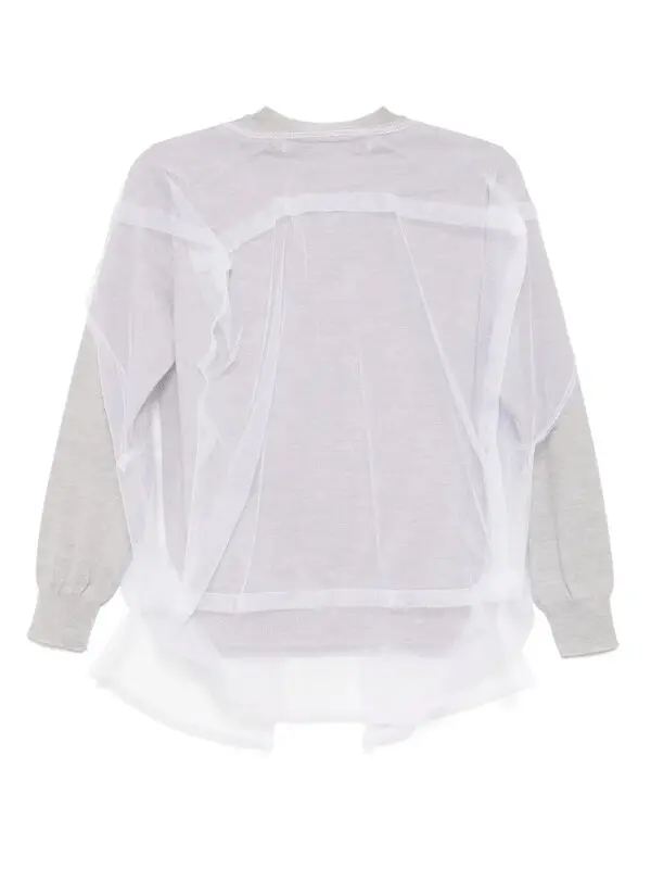 Comme Des Garçons Layered Wool Cardigan