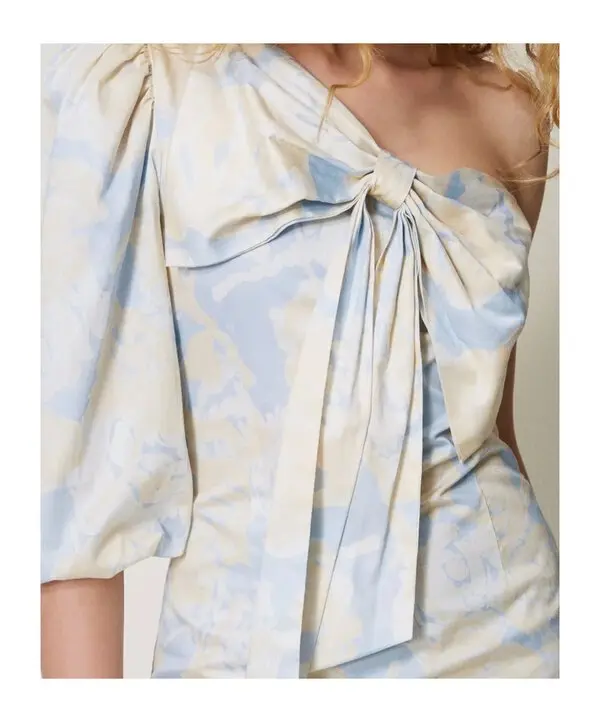TWINSET One-shoulder Bow-detail Dress
