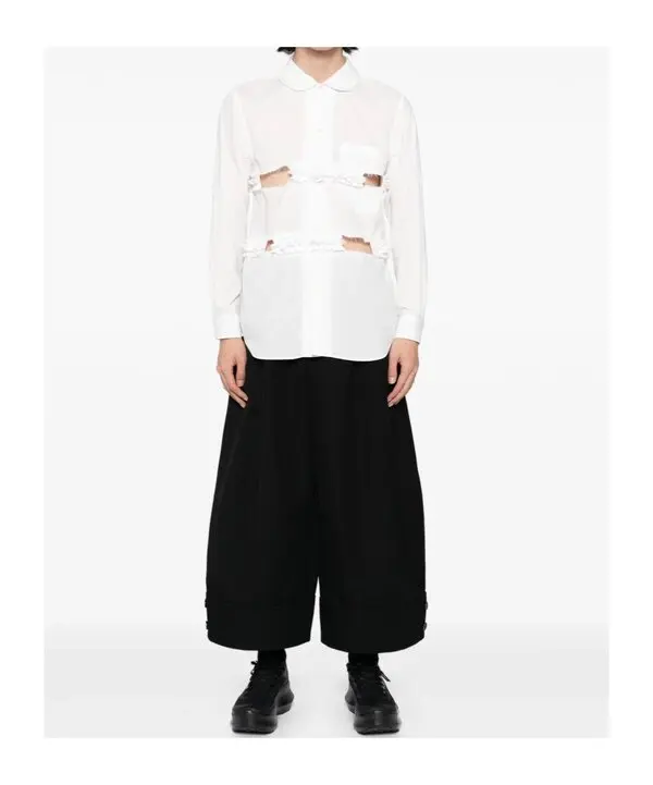 Comme Des Garçons Peter Pan Ruffle Shirt