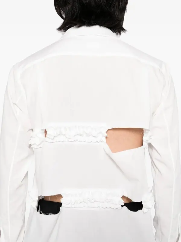 Comme Des Garçons Peter Pan Ruffle Shirt