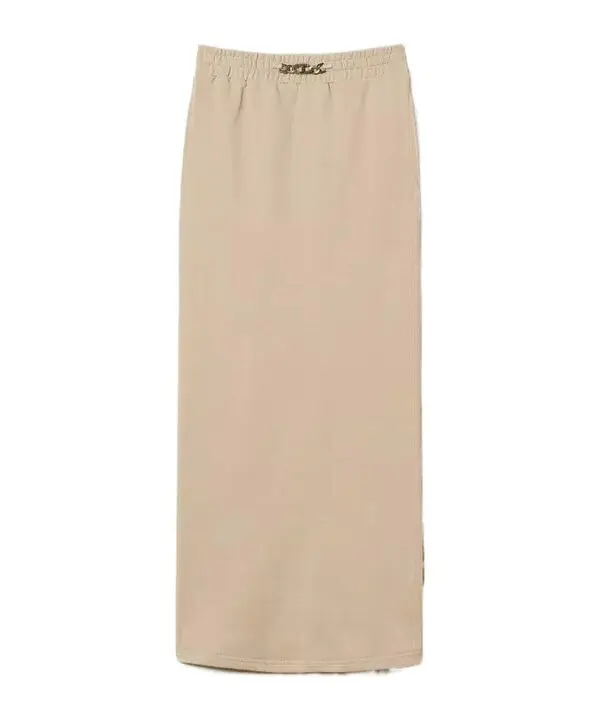 TWINSET Oval T-chain Skirt - Beige