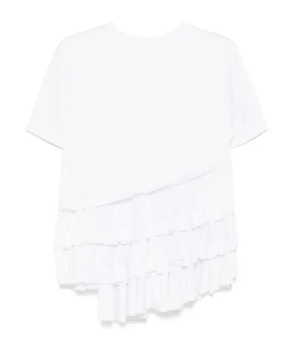 Comme Des Garçons Asymmetric Ruffled T-shirt
