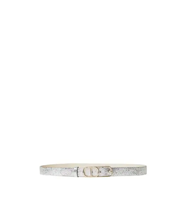 TWINSET Cracked-effect Leather Belt