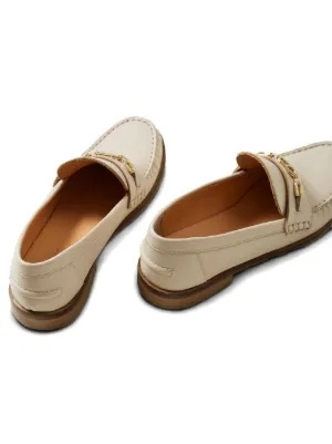 TWINSET Oval T Leather Loafers