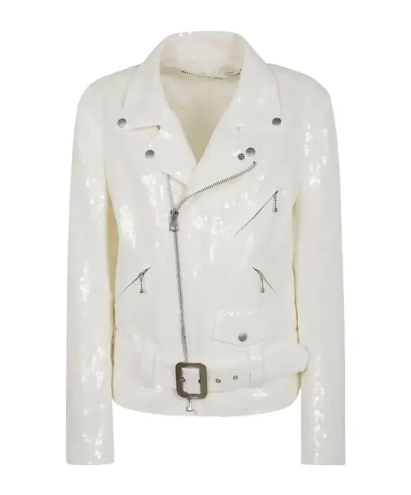 Junya Watanabe Sequinned Biker Jacket