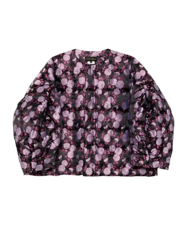 Comme Des Garçons Floral Detail Puffer Jacket