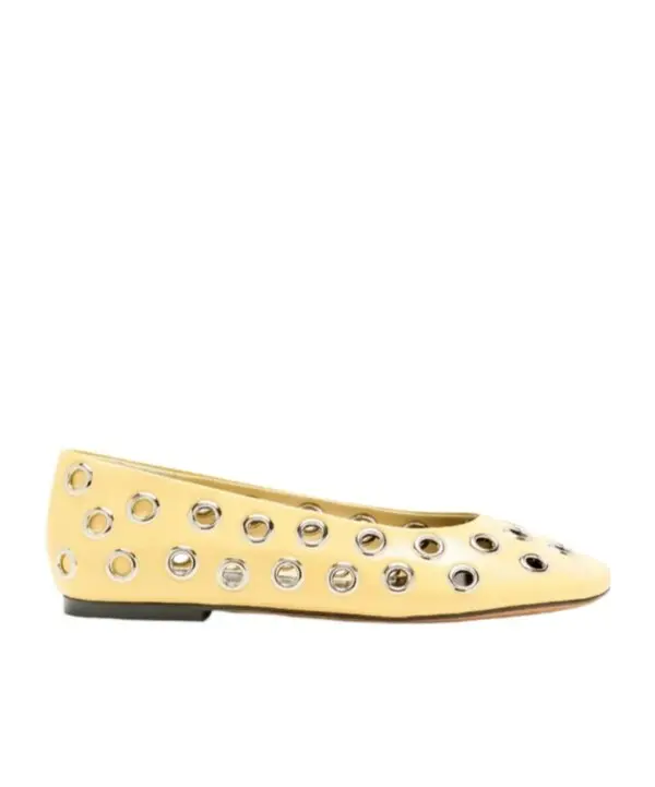 Proenza Schouler Metal-eyelet Ballerinas
