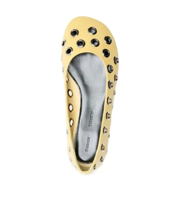 Proenza Schouler Metal-eyelet Ballerinas