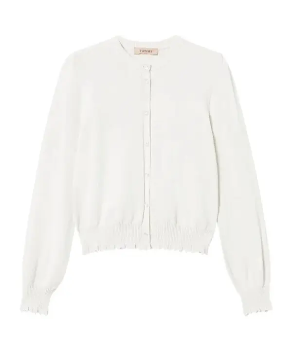 TWINSET Scallop-trim Cardigan