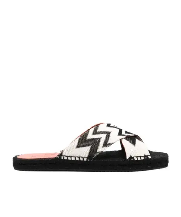 Missoni Cross-straps Espadrilles - Black