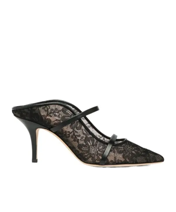 MALONE SOULIERS 70mm Maureen Mules - Black