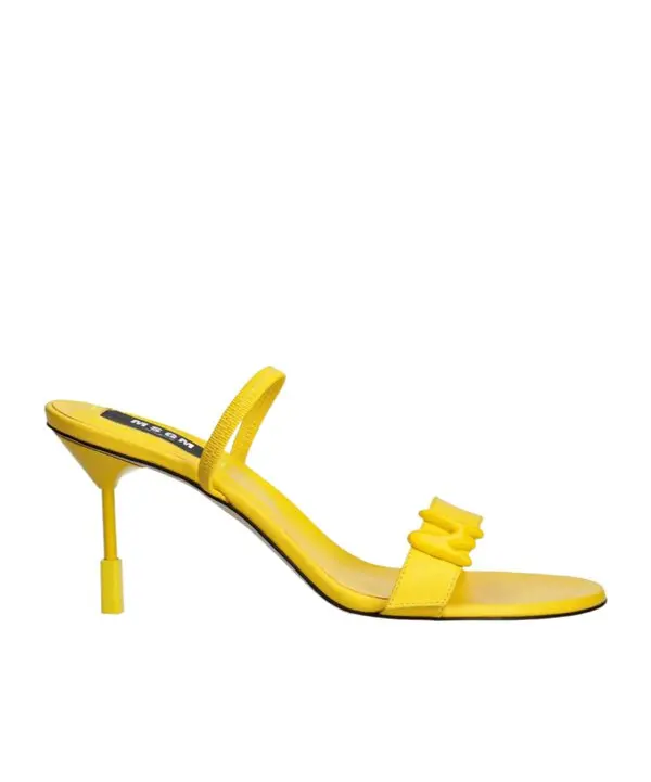 MSGM Logo-plaque Stiletto Sandals