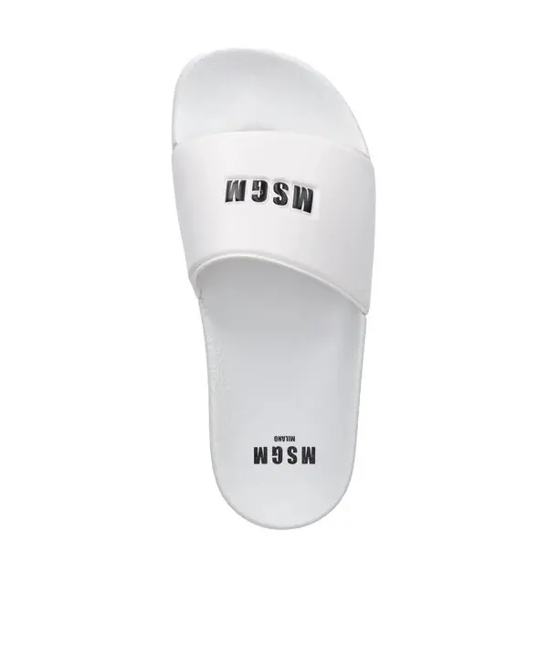 MSGM Logo-embossed Slides