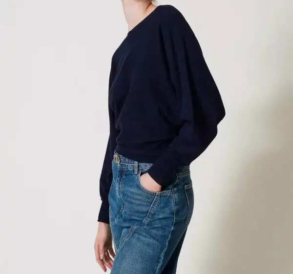 TWINSET Crew-neck Pullover - Black