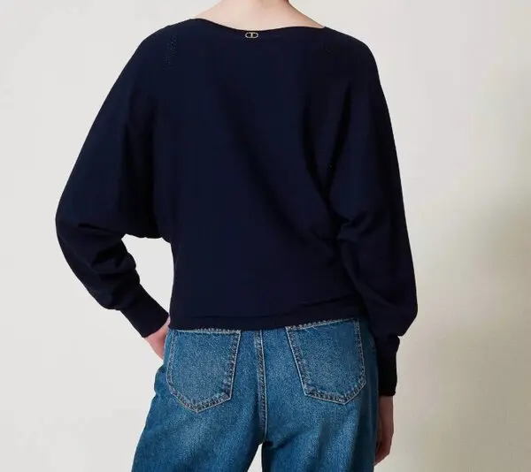 TWINSET Crew-neck Pullover - Black