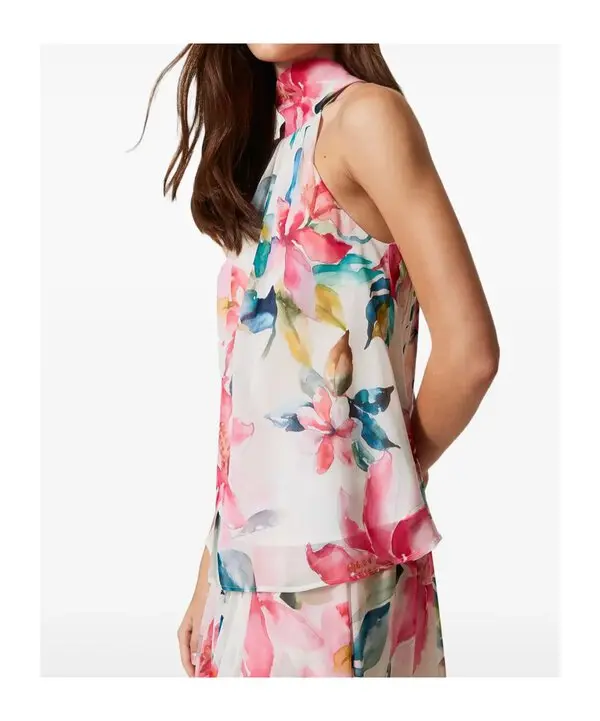 TWINSET Floral-print Halter Top