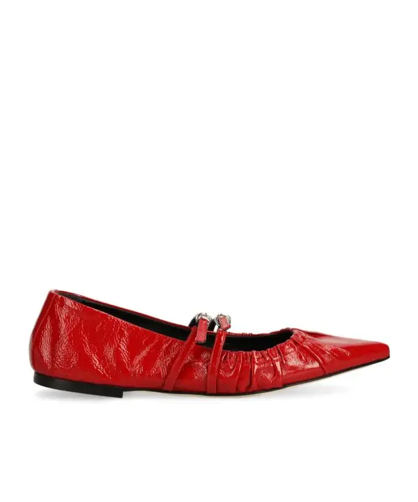 MSGM Buckled Ballerina