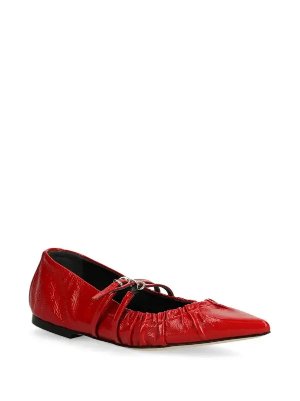 MSGM Buckled Ballerina