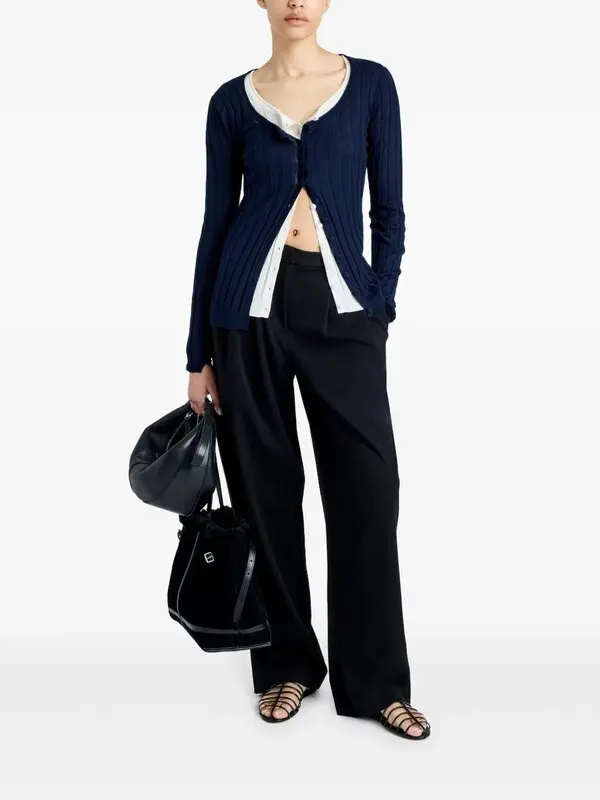 Proenza Schouler Hattie Fine-knit Cashmere Cardigan