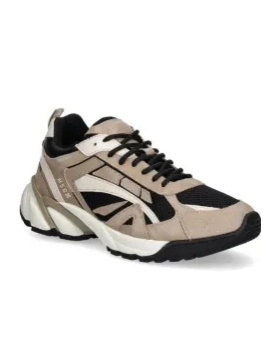 MSGM Paneled Lace-up Sneakers