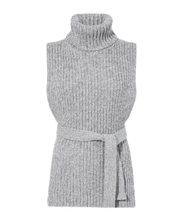 Proenza Schouler Merino Wool Ribbed Knit Waistcoat