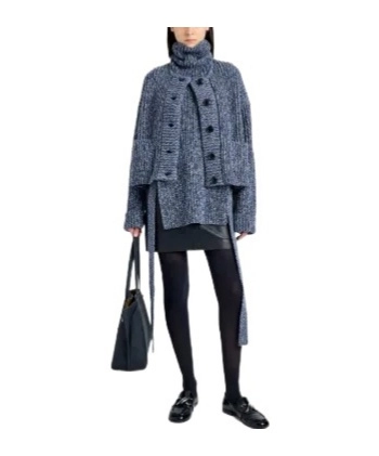 Proenza Schouler Azura Ribbed Wool Cardigan