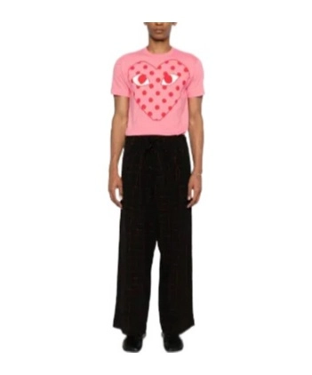 Play Comme Des Garcon Logo-print Cotton T-shirt