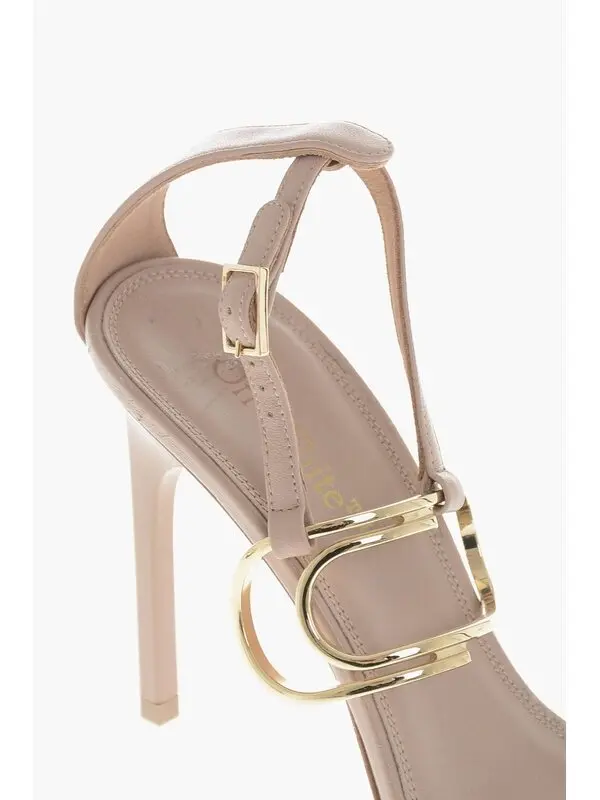 Off-White Accent-detail Leather Sandals
