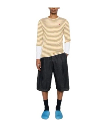 Play Comme Des Garcon Striped Long-sleeve T-shirt