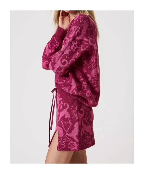 TWINSET Jacquard Mini Skirt