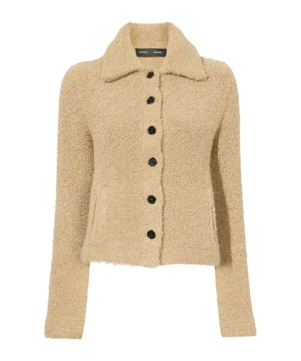 Proenza Schouler Sylvie Tweed Jacket - Nude