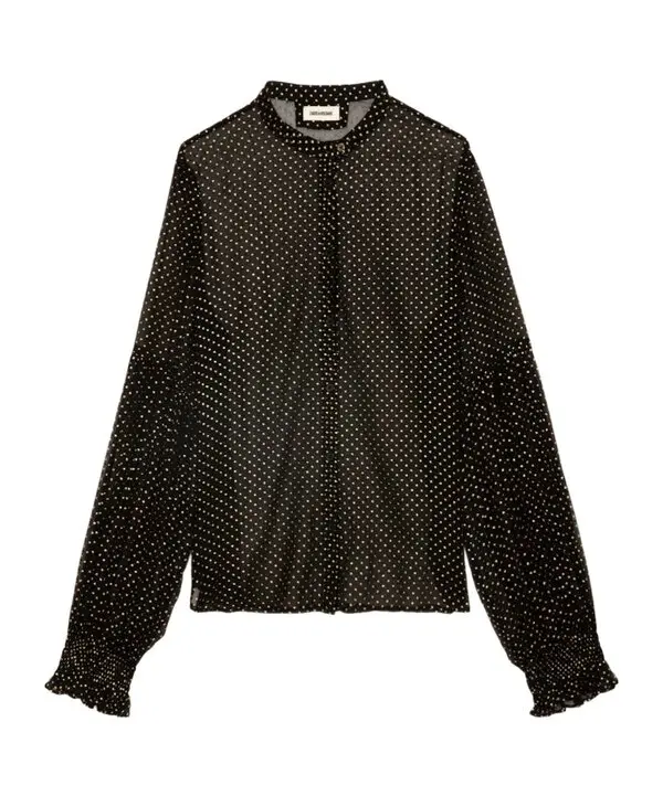 Zadig&Voltaire Tandy Ruffled Silk Blouse