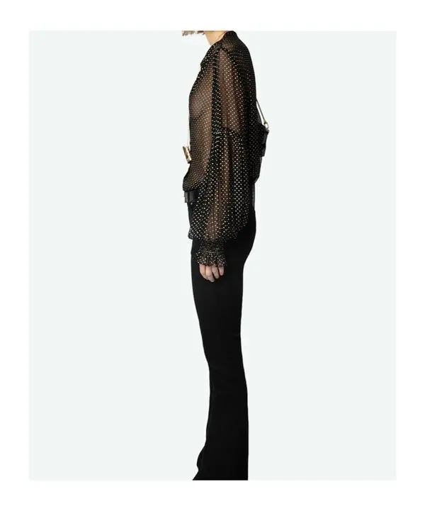 Zadig&Voltaire Tandy Ruffled Silk Blouse