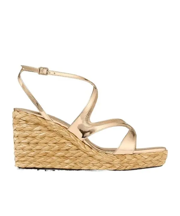 JIMMY CHOO Ayla Wedge Espadrilles